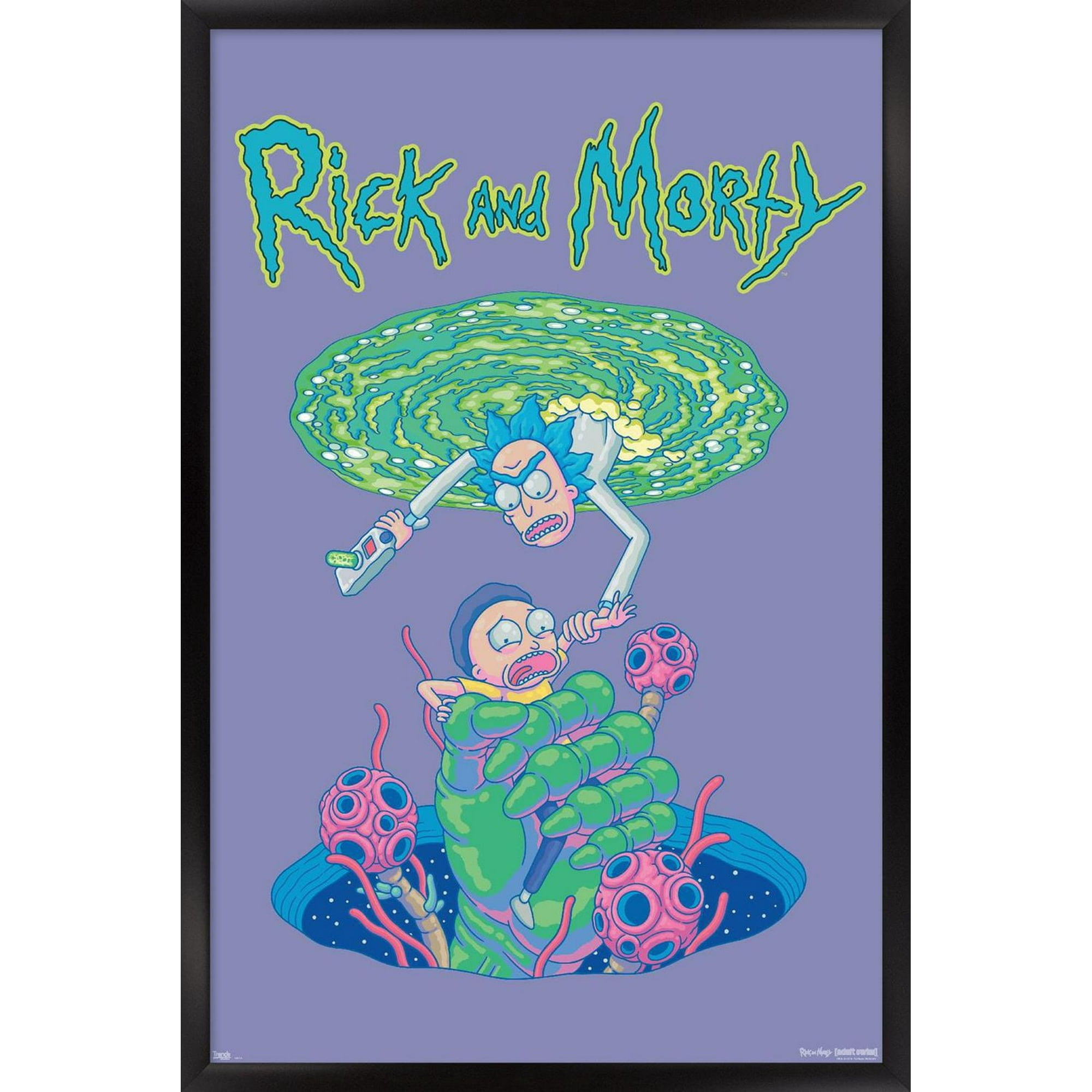 Click here for Trends International Rick And Morty - Portal Fall... prices