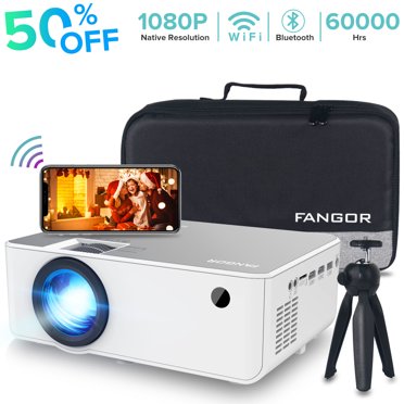 iLive Portable Mini HD Projector Bundle with Bluetooth Screen, Outdoor ...