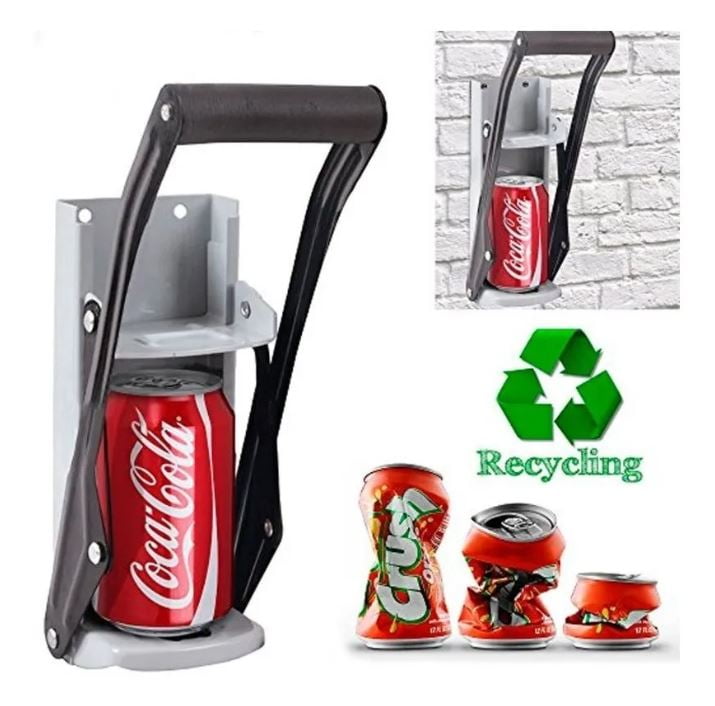 Aplasta Latas Compraymas Reciclador De aluminio 16oz Destapador De ...