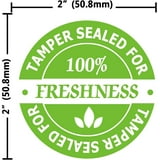 Food Delivery Tamper Evident Sticker,Freshness Sealed Labels,2inch ...