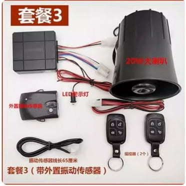 EASYGUARD EC201-M9 2 Way Car Alarm System with 1.73 inch Big LCD Pager ...