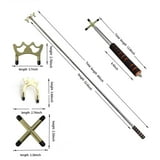 Retractable Billiards Pool Bridge Stick with Bridge Head for ...