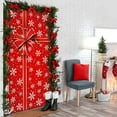 35.4 X 70.8 In Christmas Gingerbread House Door Cover Christmas Door ...