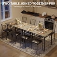 Dining Table Set for 4, Small Kitchen Table with Upholstered Chairs ...
