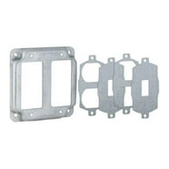 Hubbell Raco 6239BP Brass Plated Concealed Receptacle Floor Box Kit ...