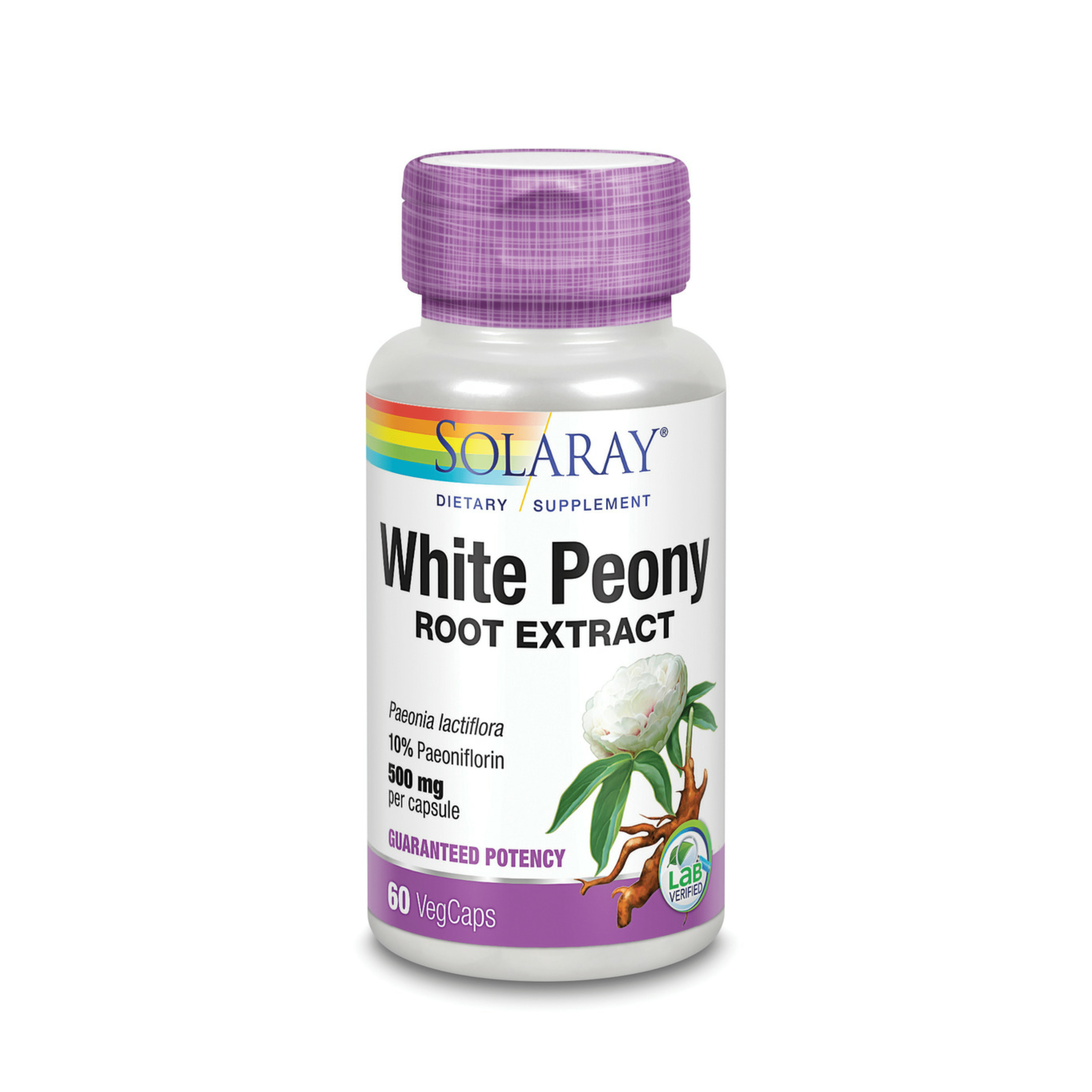 Solaray White Peony Root Extract | 60 VegCaps - Walmart.com