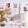 24Pcs 3 Styles Alloy Spiral Round Name Card Holder Photo Memo Holders ...