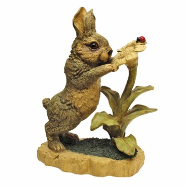 Design Toscano Hopper, the Bunny, Standing Garden Rabbit Statue: Set of ...