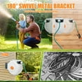 Retractable Wall Mounted Hose Reel, Automatic Hose Reel with Hidden ...