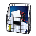 Wire Mail Basket - Wall Mounted Hanging Folder/Document Organizer ...