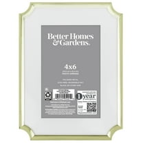 Better Homes & Gardens 6x8 Matted to 4x6 Ornate Tabletop Picture Frame ...