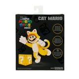 Super Mario Bros Movie 5 Inch Cat Mario Action Figure with Question Box ...