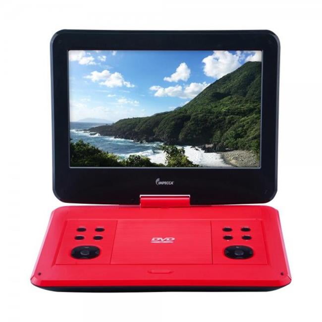 13 in. Portable DVD Player, Red - Walmart.com - Walmart.com