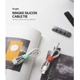 Ringke Silicone Cable Tie (15 Pack), Cable Organizer Reusable Loop ...