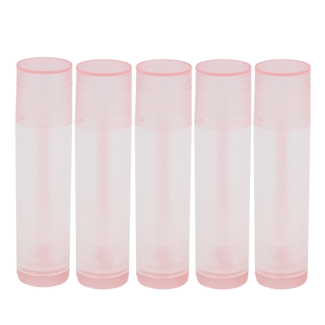 Unique Bargains5pcs Plastic Empty DIY Lip Balm Tube Cap Lipstick ...