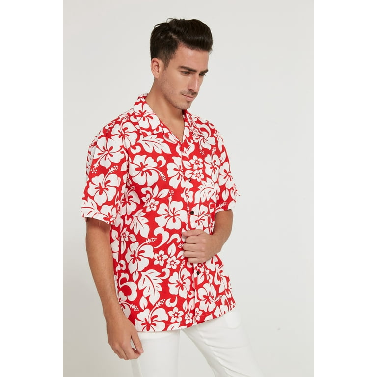 Red Hawaiian Shirt Pattern