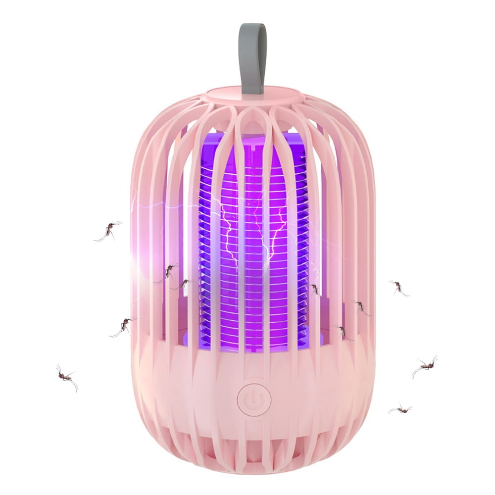 Trampa eléctrica para mosquitos recargable para interiores con luz y ...