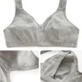 Women's Cotton Bra Seamless Unlined Plus Size Comfort Full Coverage Bra 48DD - Walmart.com