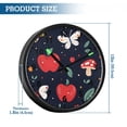 Apple and Butterfly Pattern Wall Clock 12 Inch Voice Activated Night ...