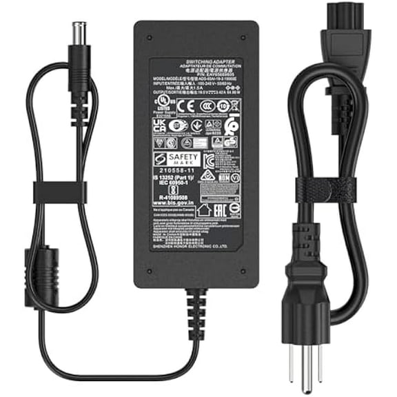 "LG Electronics Universal 19v Replacement AC Adapter Power Charger Cord ...