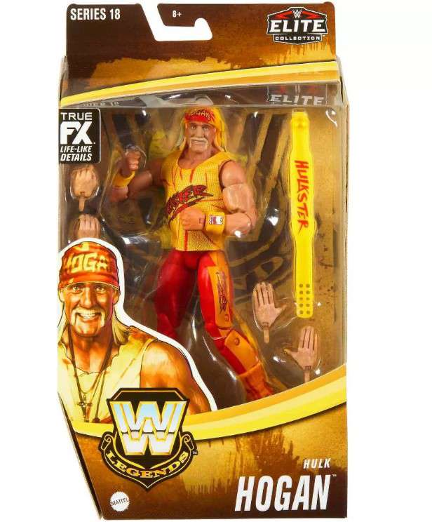 WWE Wrestling Legends Series 18 Hulk Hogan Action Figure - Walmart.com