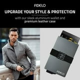 Fidelo Minimalist Wallet for Men - Slim Credit Card Holder RFID Mens ...