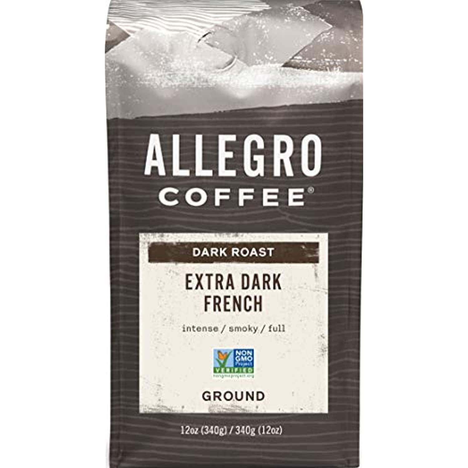 Allegro Coffee Extra Dark French Roast Ground Coffee, 12 oz - Walmart.com