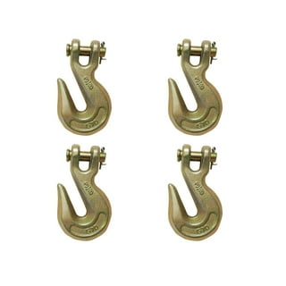 Peerless Grade 70 Clevis Grab Hooks, 3/8 in, 6,600 lb, Peer Gold ...