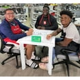 Bene Casa, Floating Domino Game Table, Removable Legs, White - Walmart.com