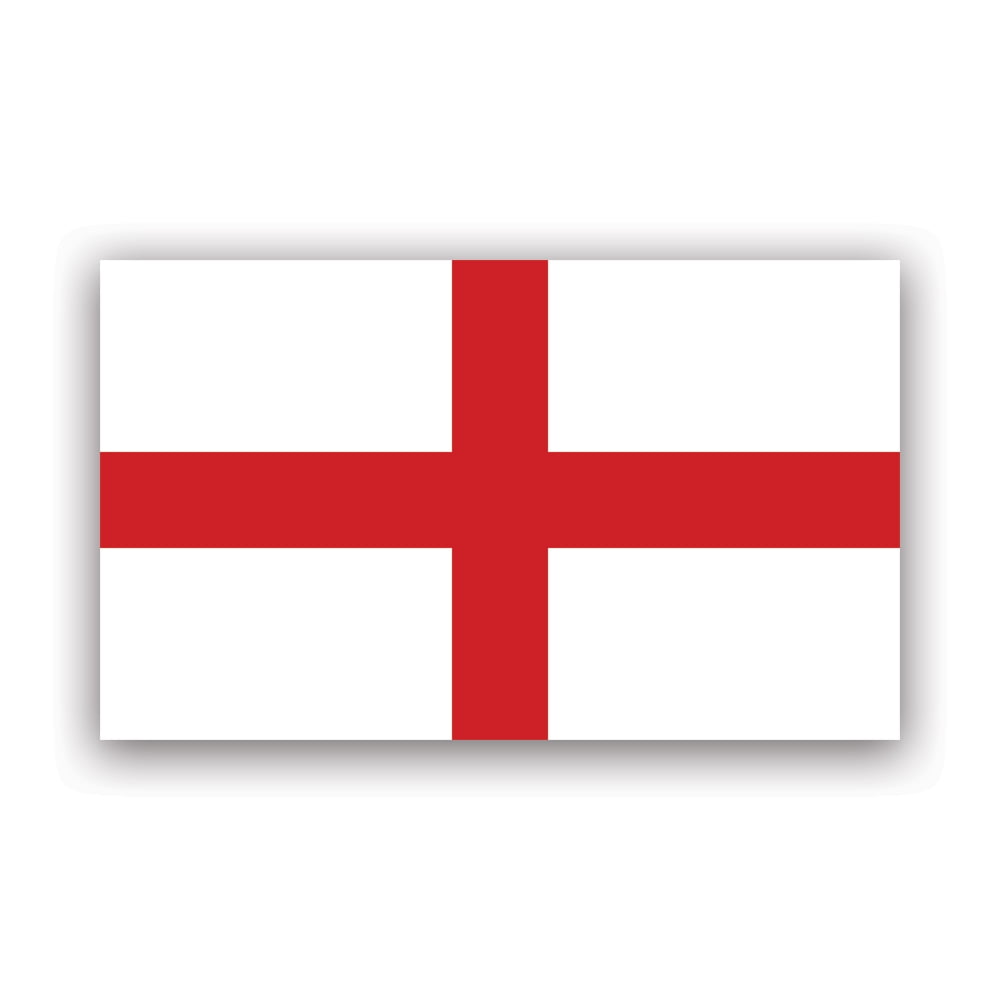 English Flag Sticker Decal - Self Adhesive Vinyl - Weatherproof - Made ...