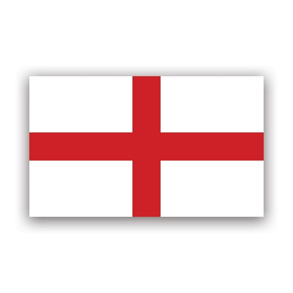 English Flag Sticker Decal - Self Adhesive Vinyl - Weatherproof - Made ...