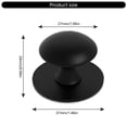 6pcs Rustproof Furniture Handles auto Stick Drawer Pulls Modern Design ...