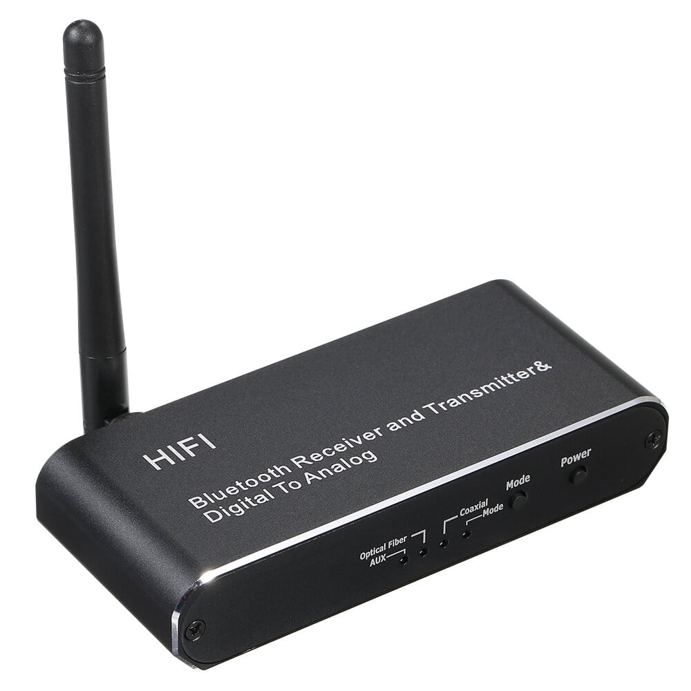 D09 BT Receptor Transmisor DAC Fibra óptica digital Coaxial a | Walmart ...