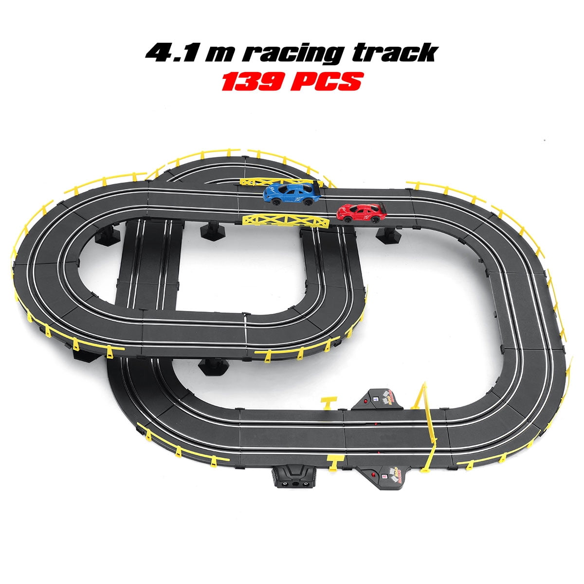 HaveFun Electric Car Race Car Track Set,Including 2 controllers, 2 ...