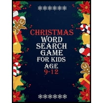 Christmas Word Search Game for Kids Age 9-12 : word search puzzle for ...