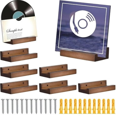 MNKE Vinyl Record Wall Mount - an Elegant Display Ledge Made from Solid ...