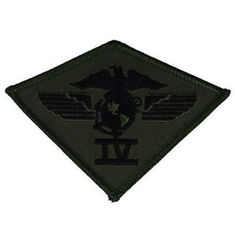 USMC FOURTH IV 4TH MAW MARINE AIRCRAFT WING PATCH OD GREEN RESERVE ...