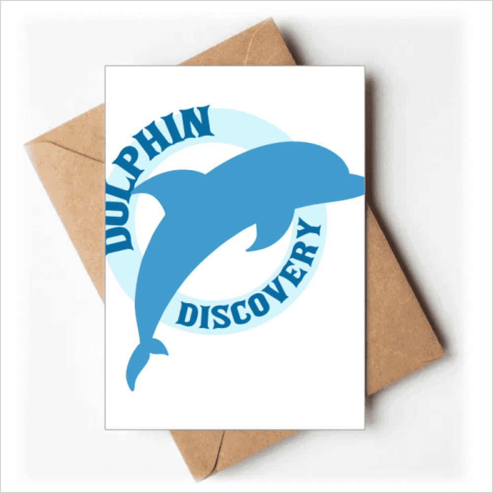 Blue Ocean Streamline Dolphin Pattern Greeting Cards You are Invited ...