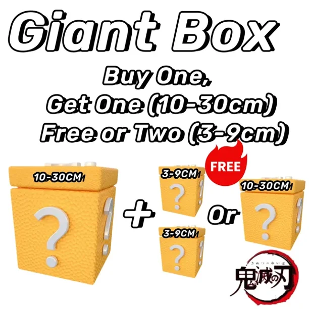 Demon Slayer Figure Anime Blind Box Mystery Box Kamado Nezuko Tanjirou ...