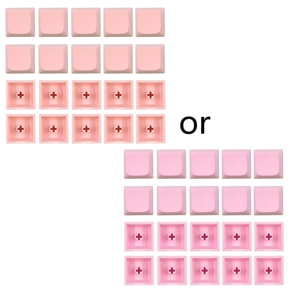 20PCs PBT Blank DIY Keycap Mechanical Keyboard Installation 1U 1X XDA ...