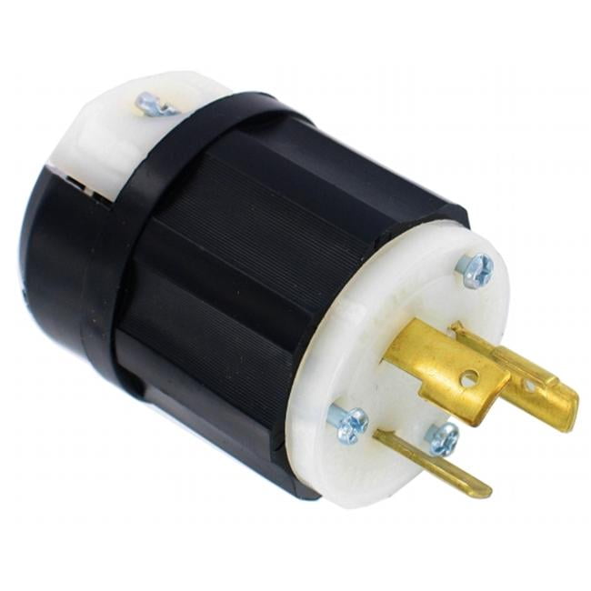 Leviton 2321 20 Amp, 250 Volt, NEMA L6-20P, 2P, 3W, Locking Plug ...