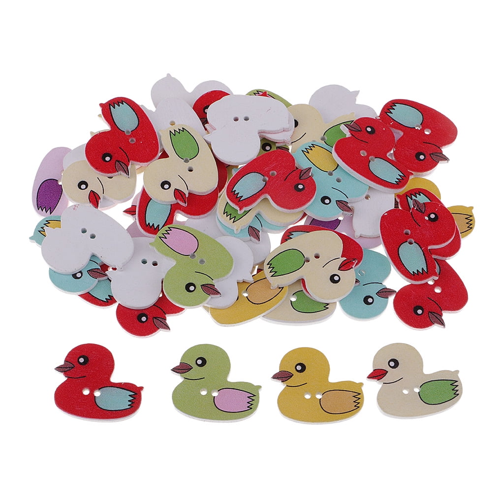 Papercraft Scrap Booking Decorative Fun Buttons Embellishments. Wooden ...