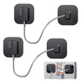 2 PCS Black Password Fridge Lock with Strong Adhesive, Square Digital ...