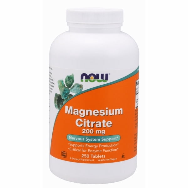 Citrato de magnesio Supplement Now Foods 250 comprimidos | Walmart en línea
