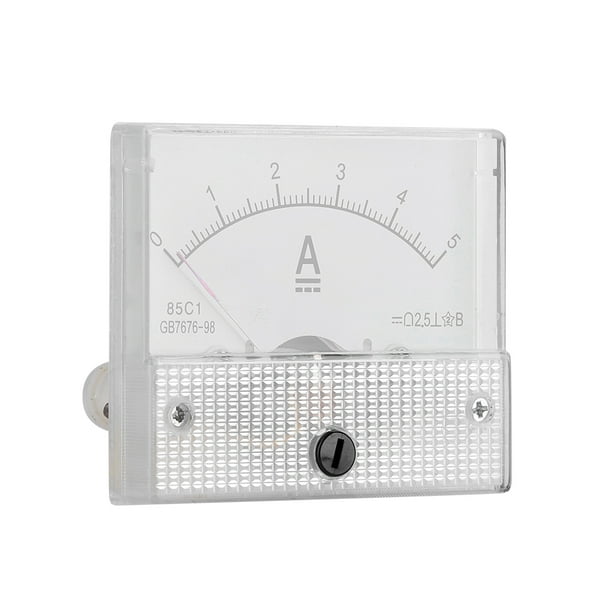 Current Meter,DC 0-5A DC Analog Voltage Analog Panel DC Current Meter ...