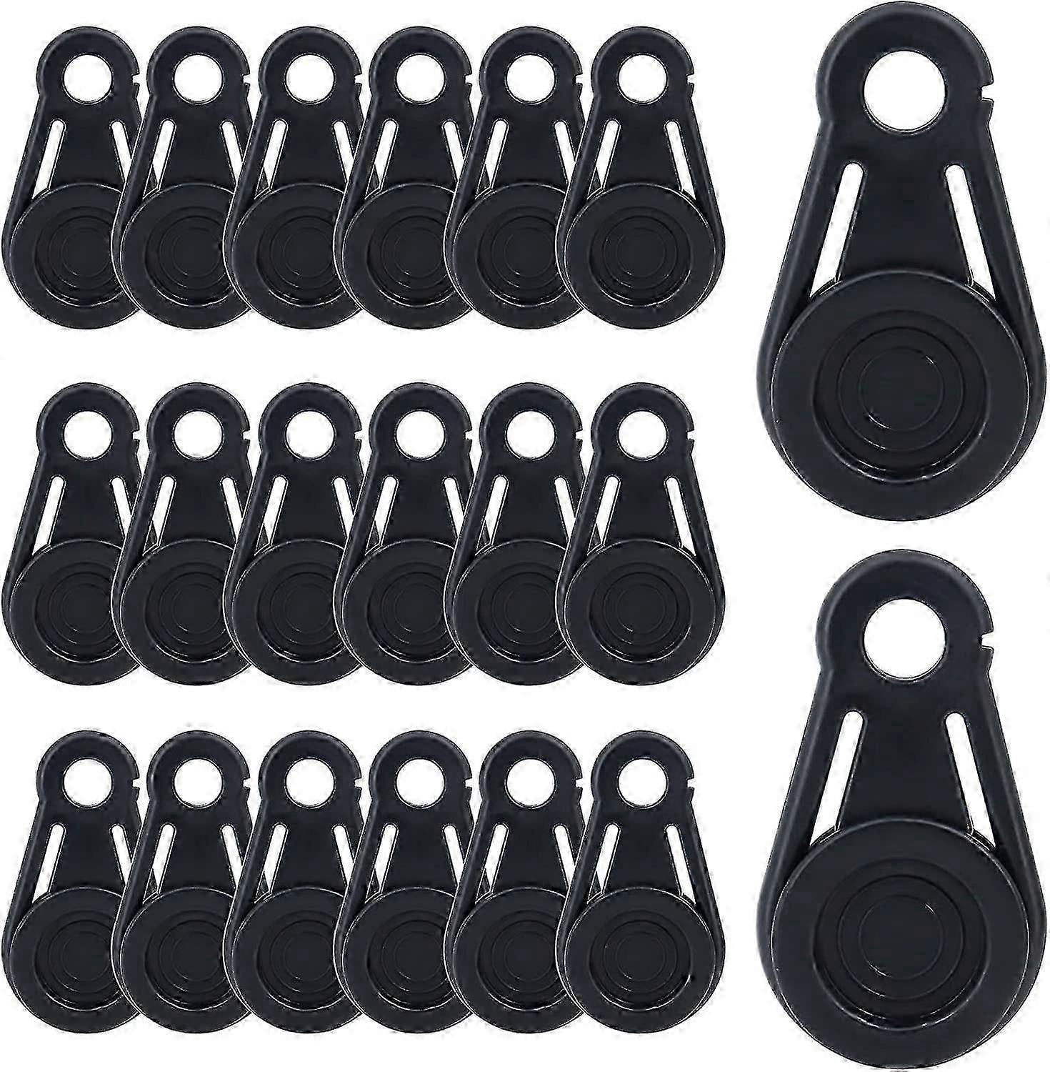 20 Pcs Tarp Grabbers Movable Tarp Snaps Clip For Outdoor Camping, Tent ...