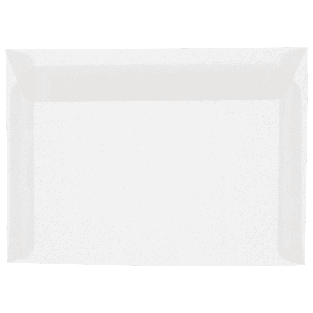 LUXPaper 6 x 9 Booklet Envelopes, Clear Translucent, 50/Pack - Walmart.com