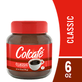 Colcafe Original Colombian Classic Instant Coffee, 6 oz Jar, Pack of 4 ...