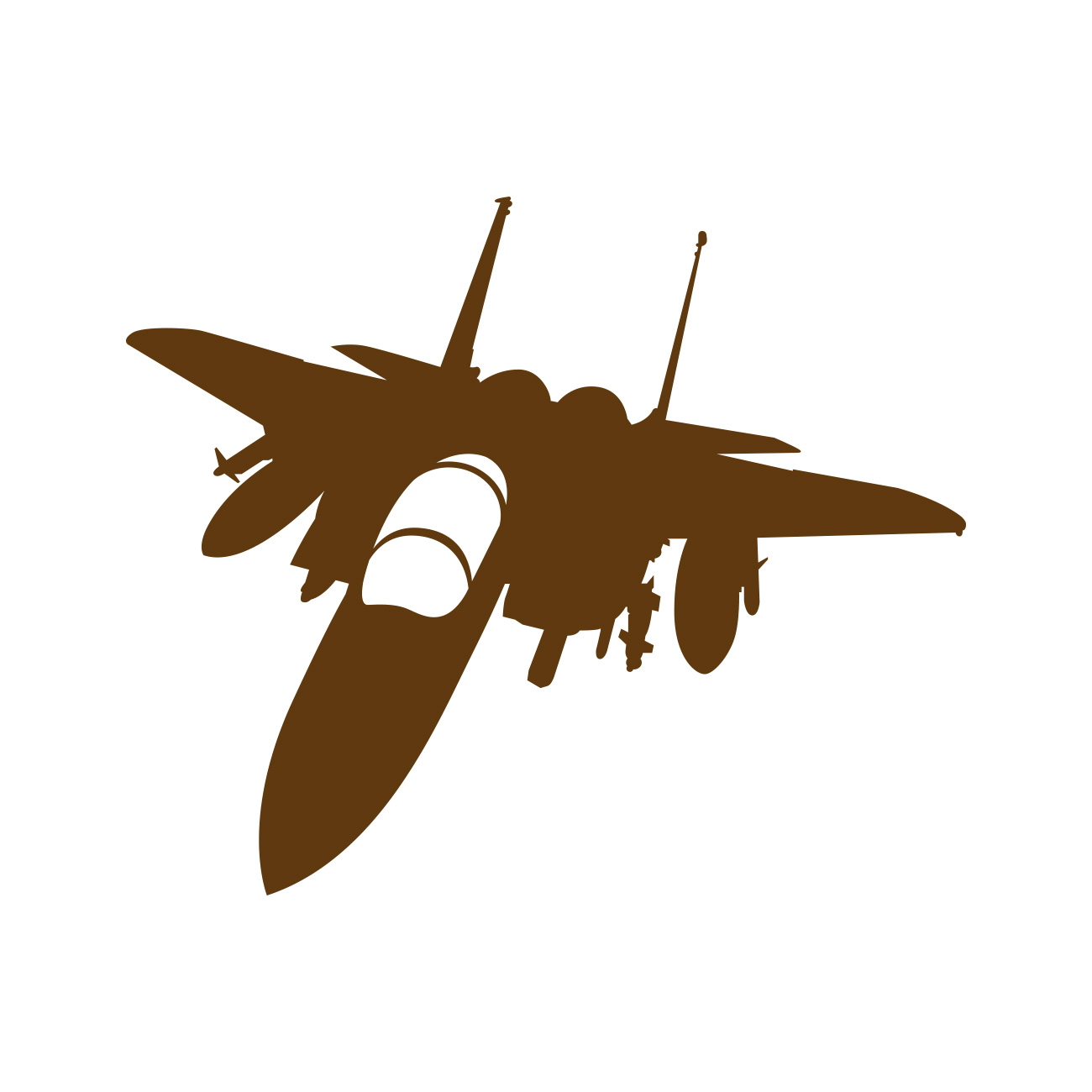 F-15 Eagle Sticker Decal Die Cut - Self Adhesive Vinyl - Weatherproof ...