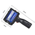 12.7mm Handheld Coding Machine, Multi-language System Portable, Barcode ...